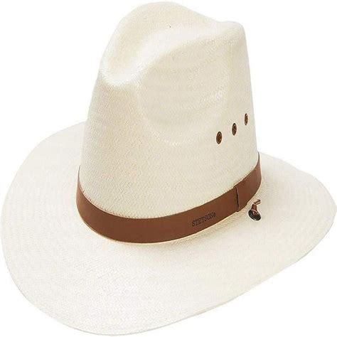Stetson Hats Mens Stetson Los Alamos Straw Outdoor Hat Xl Natural