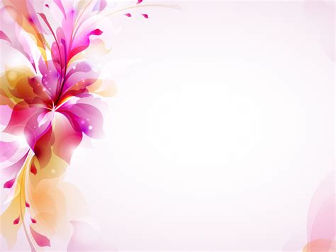 Colorful Design Floral Backgrounds Flowers Orange Purple Templates