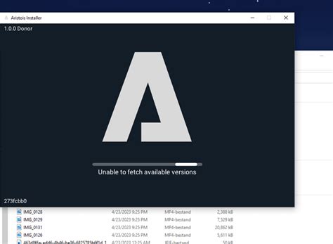 I Keep Getting This Unable To Fetch Available Versions Error How Do I