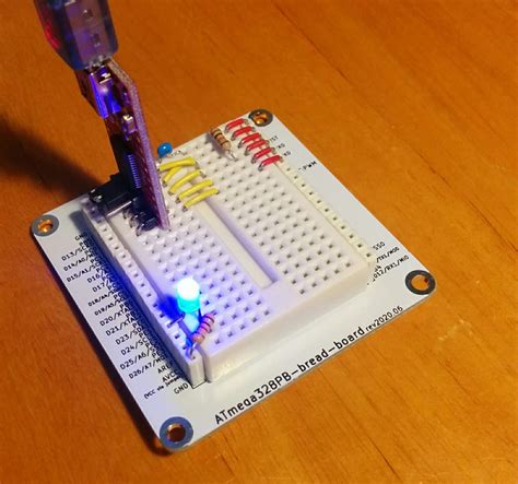 試行錯誤な日々 Atmega328pbにminicoreのブートローダーを書き込み、uart経由でプログラムを書き込んでみた