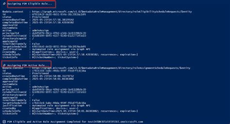 Azure Automate Pim Eligible And Active Role Assignments Setup Stack Overflow