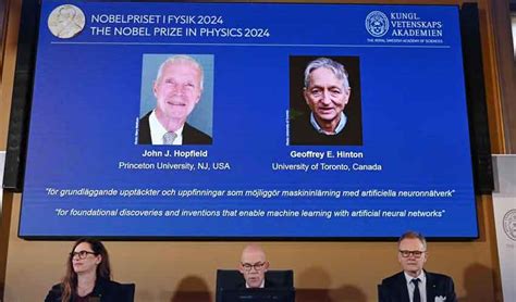 Nobel Physics Prize 2024 Goes To Ai Pioneers Hopfield And Hinton