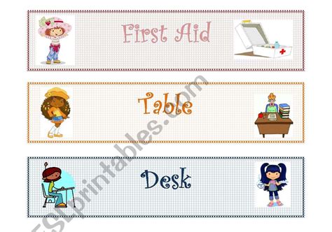 Classroom Labels Classroom Objects 12 Esl Worksheet By Moon22