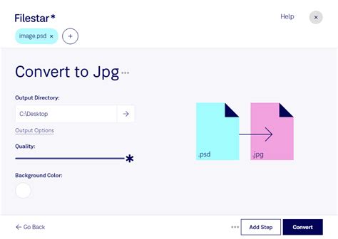 Convert PSD To Fast And Easy With Filestar