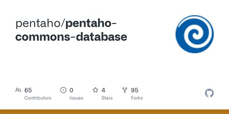 GitHub Pentaho Pentaho Commons Database