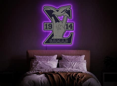 Phi Beta Sigma Neon Sign Phi Beta Sigma Led Sign Phi Beta Sigma Logo Phi Beta Sigma T Phi