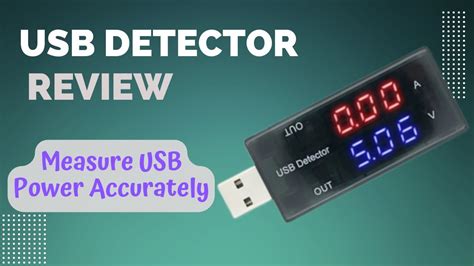 Measure Your Usb Power With This Handy Usb Detector Youtube