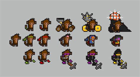 I Made All The Dart Monkey Upgrades In My Pixel Art Style R Btd6