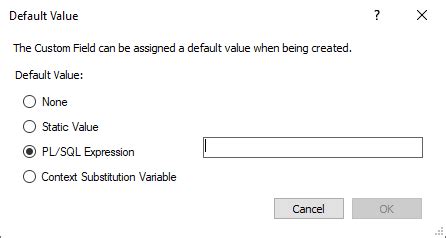 How To Set Conditionnal Default Value To A Custom Field IFS Community