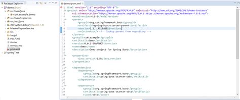 solution to the error in the first line of the pom xml file programmer sought