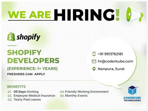 Coderkube Technologies On Linkedin Shopifydeveloper Perks Shopify Developer Developers