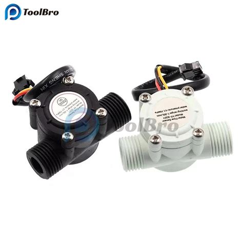 Yf S201 Dc 5 18v Water Flow Sensorflowmeter Hall Flow Sensor Water Control Liquid Flow 1 30l Min