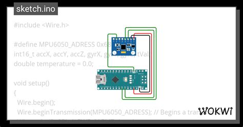 Gyro Wokwi ESP STM Arduino Simulator