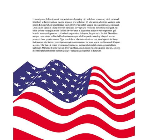 미국 국기 문자 크기 Eps Uidownload