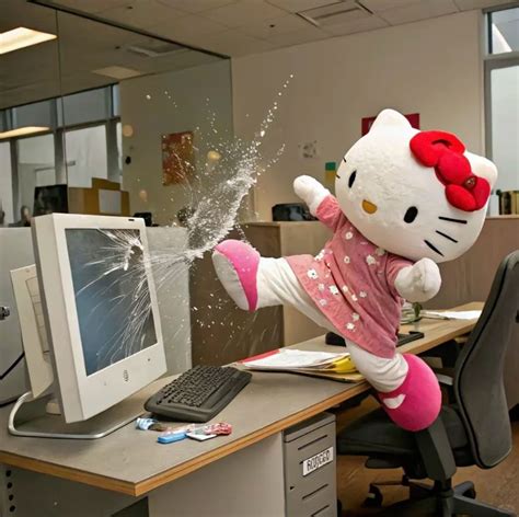 Hell Kitty かわいいミーム ハローキティー キティ