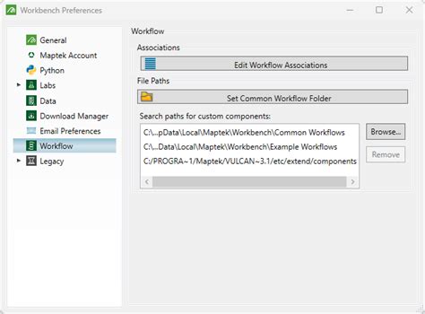 Configuring Preferences