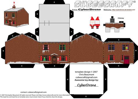 Cubee Christmas House By Cyberdrone On Deviantart