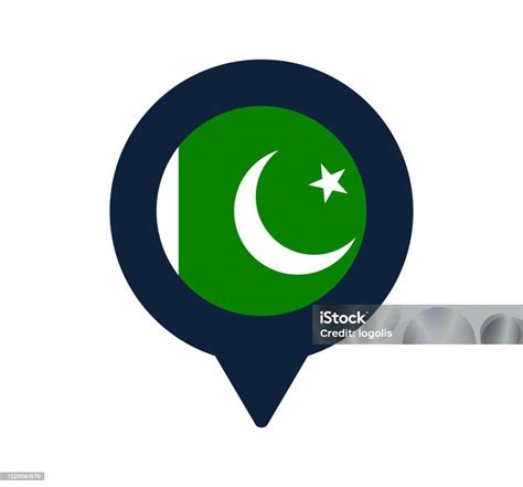 파키스탄 플래그 및 지도 포인터 아이콘 국기 위치 아이콘 벡터 디자인 Gps 로케이터 핀 벡터 일러스트레이션 0명에 대한 스톡 벡터 아트 및 기타 이미지 Istock
