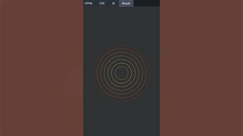 Circle Weve Effect 😯😯😯 Html5 And Css3 Animation Ytshorts