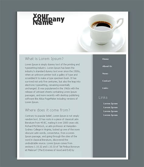 2324 Simple Personal Css Templates Free Website Templates