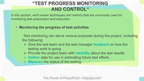 Test Progress Monitoring And Control Pptx