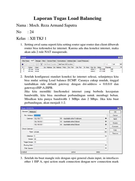 Laporan Load Balancing Ecmp Pdf