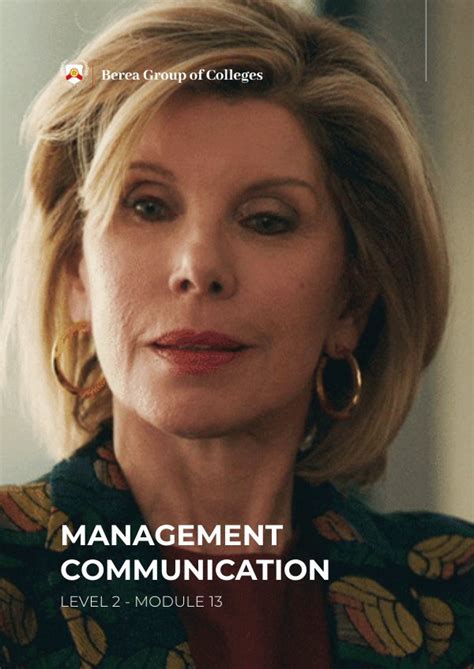 Management Communication Level 2 Module 13 By E Publishing