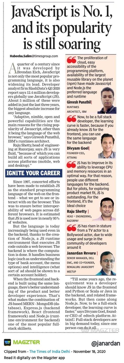 Ganesh Samarthyam ↗️ On Linkedin Glad To See Javascript Community