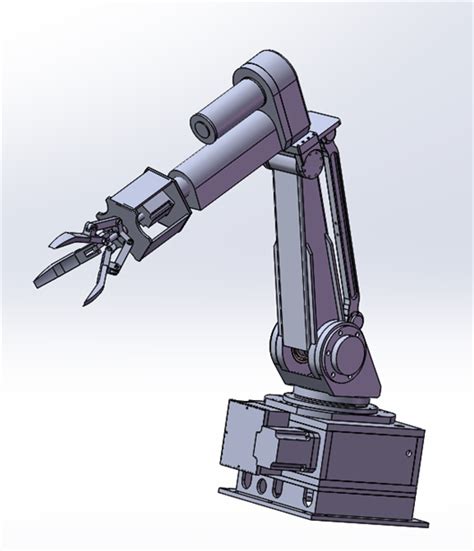 机械臂机器人 Solidworks 2016 模型图纸下载 懒石网