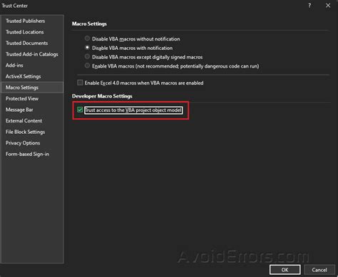How To Fix Vba Error 400 Avoiderrors