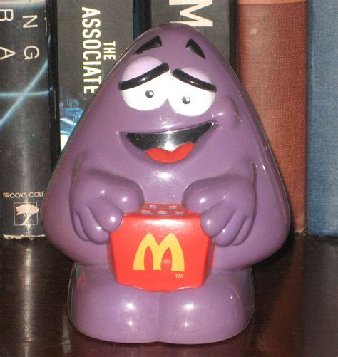 Percys Fast Food Toy Stories Grimace Cartoon Mcd