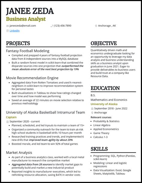 Free Resume Template For No Work Experience Resume Ex