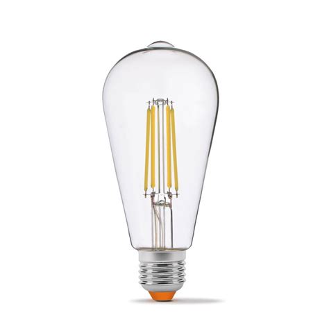 Żarówka Led ściemnialna E27 St64 Filament 6w 4000k 630lm Videx Niska