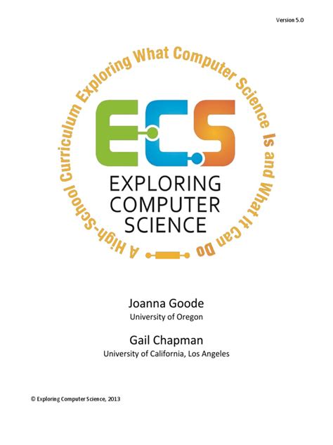 exploring computer science v5 0 pdf curriculum computing