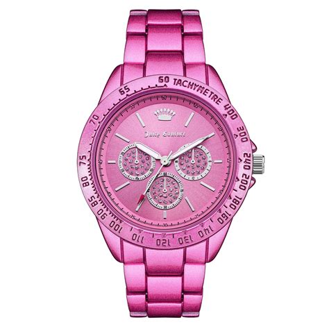 Juicy Couture Hot Pink Band Womens Watch Jc1245hphp The Watch