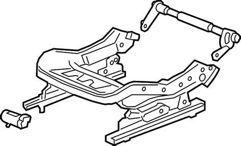 Chevrolet Trailblazer Frame Asm Fseat Cush 13542534 Gm Parts