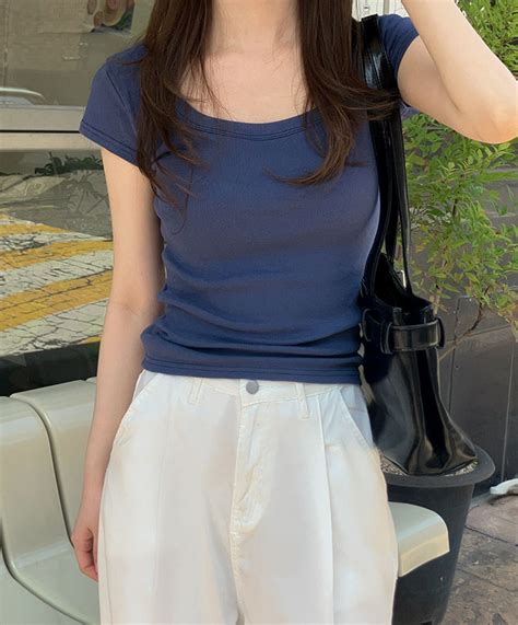 니어웨어 New여름신상🏖 슬러 스퀘어 반팔티 5color