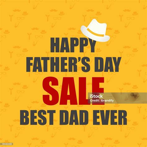 아버지 날 판매입니다 인사말 카드 광고 홍보 포스터 전단지 블로그 기사 소셜 미디어 마케팅에 대 한 해피 아버지의 날 배경 벡터 배경 가방에 대한 스톡 벡터 아트 및 기타