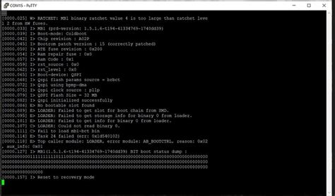 Nvidia Nx Mb1 Binary Ratchet Value 4 Is Too Large Than Ratchet Leve Reset To Recovery Mode
