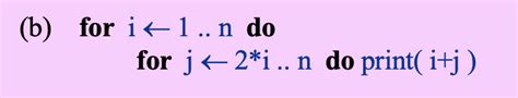 Solved 1 For Each Pseudo Code Below Derive The Simplified
