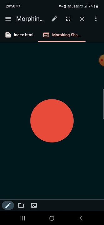 Web Dev Circle To Square Transition Webdevelopment Htmlcss Coding Youtube