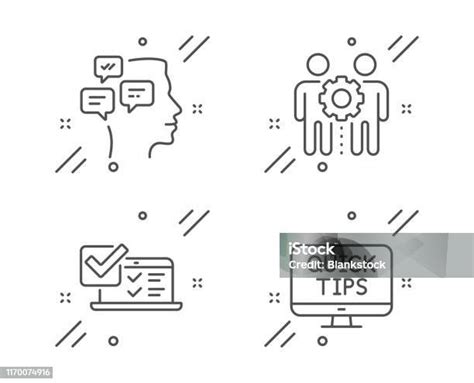 메시지 직원 팀워크 및 온라인 설문조사 아이콘 세트입니다 웹 자습서 에 서명합니다 벡터 고급에 대한 스톡 벡터 아트 및 기타 이미지 Istock