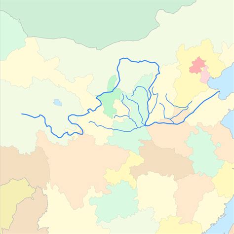 중국 강 지도 해시넷
