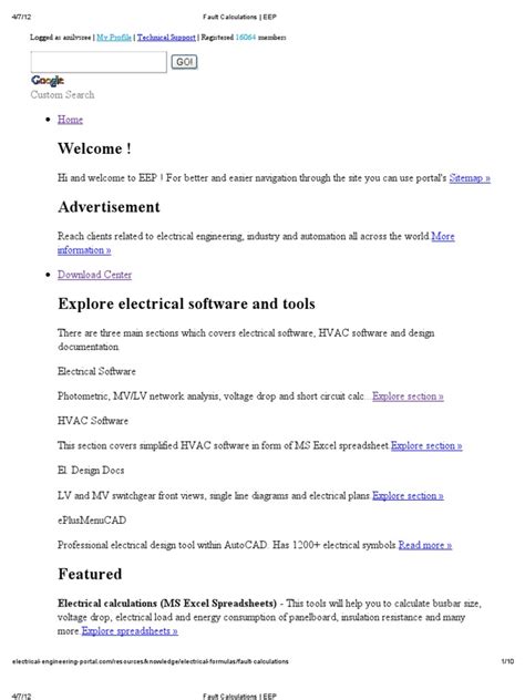 Fault Calculations Eep Pdf Electrical Impedance Electric Power System