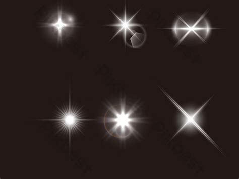 White Light Source Effect AI Vector Element PNG Images AI Free Download Pikbest
