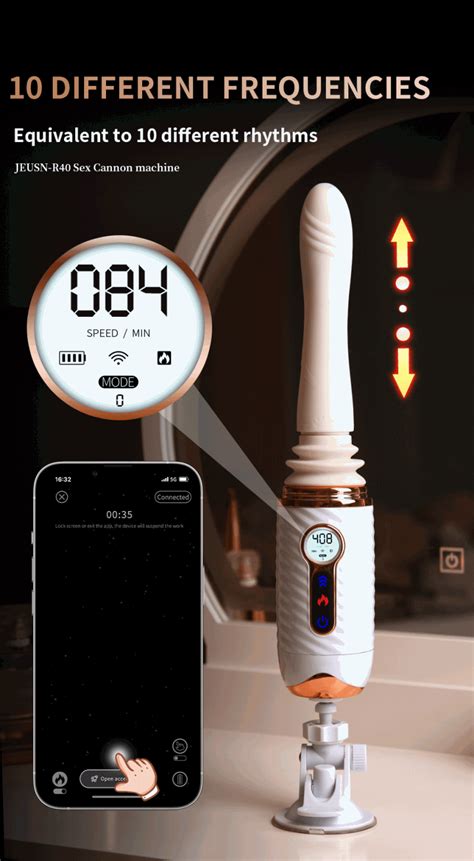 Jeusn R40 Electric Sex Machine Automatic Telescopic Heating Massager