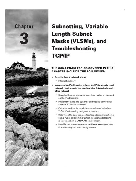 Chapter3 Subnetting Vlsm Ccna 640 802 Tl Pdf