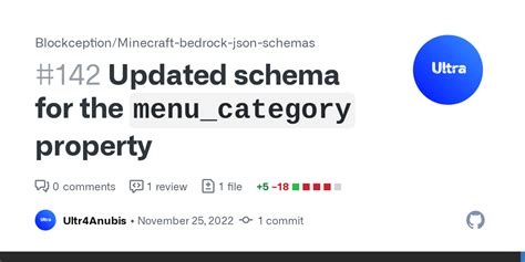 Updated Schema For The Menu Category Property By Ultr4Anubis Pull