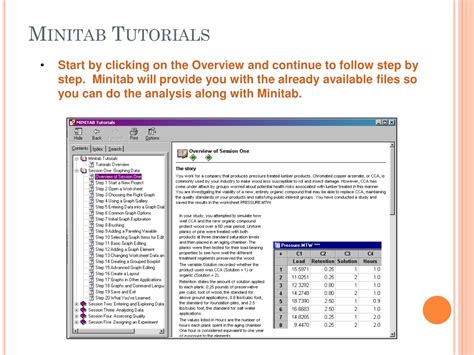 Ppt Minitab Overview Powerpoint Presentation Free Download Id9133048