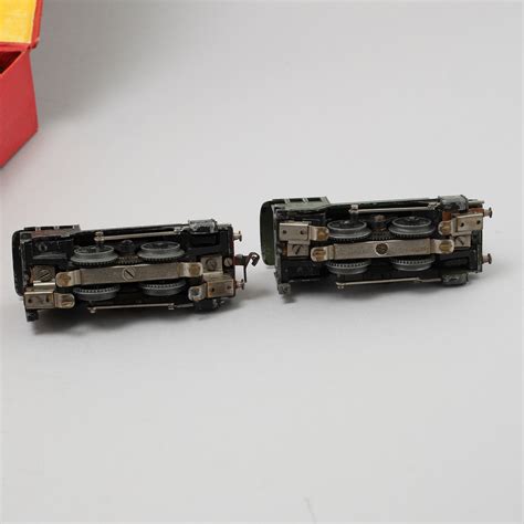 A Set Of Model Trains From Trix Twin Railway In England Around The Mid